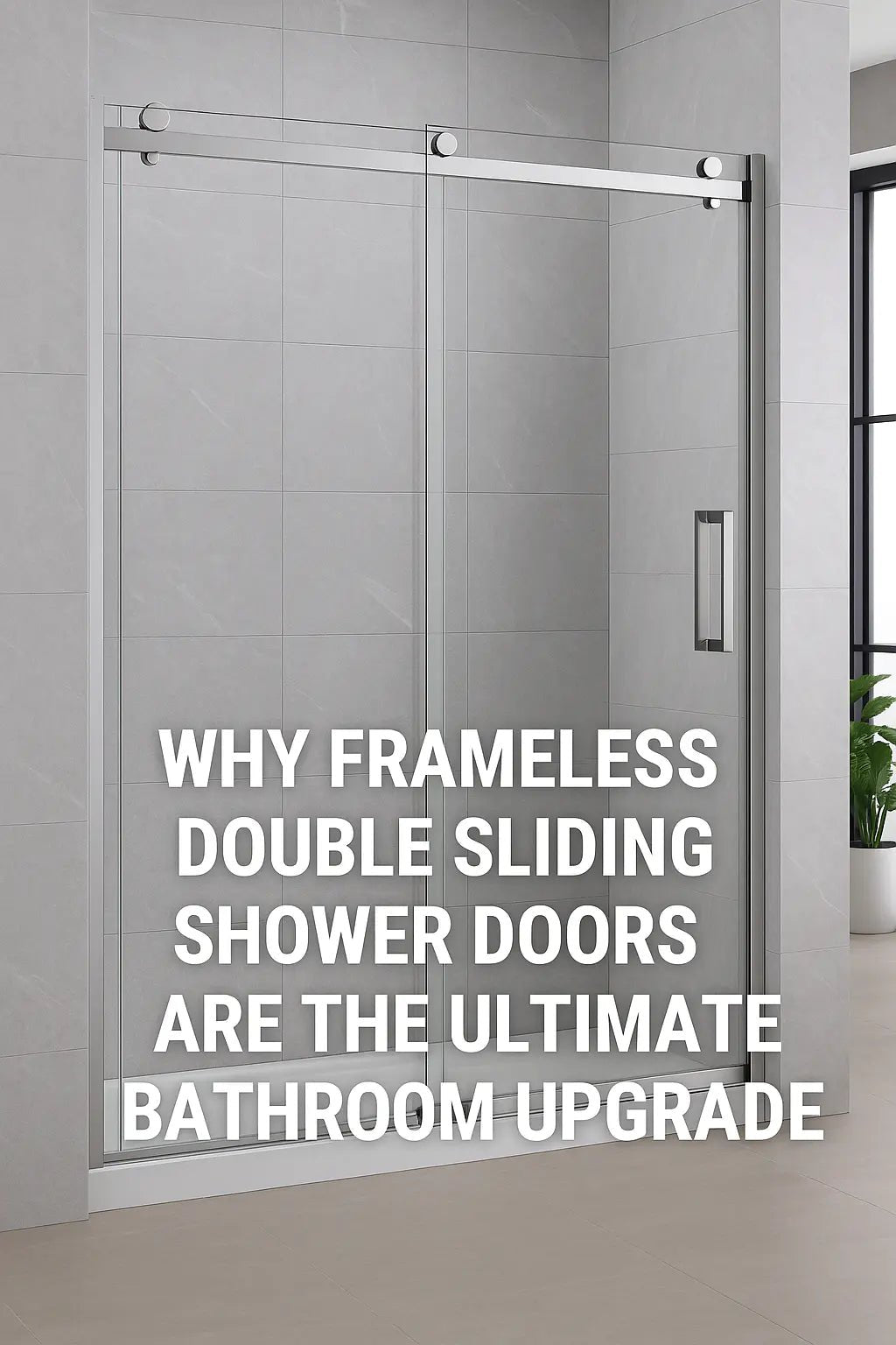 Why Frameless Double Sliding Shower Doors Are the Ultimate Bathroom Up – Bakiwhs